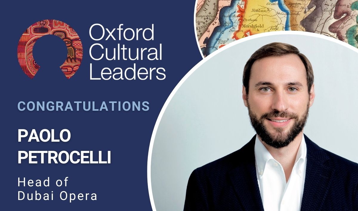 Paolo Petrocelli joins the Oxford Cultural Leaders - Paolo Petrocelli ...